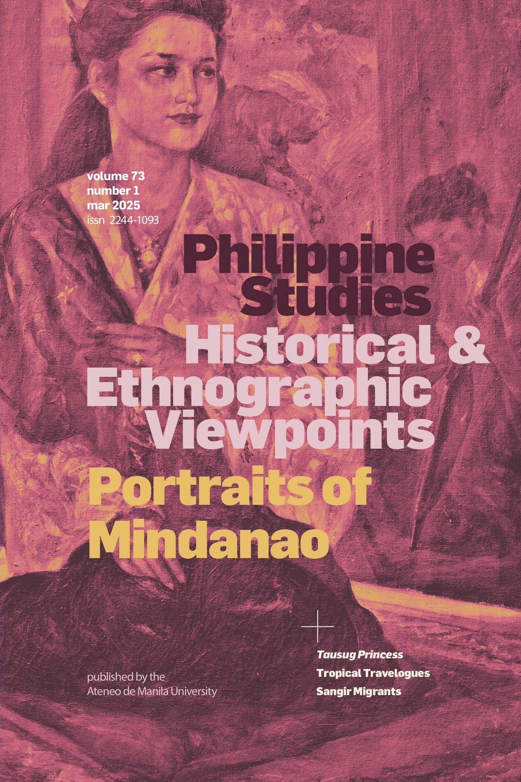 Irineo Miranda’s Ethnographic Portrait of Nina Rasul and the Philippine ...